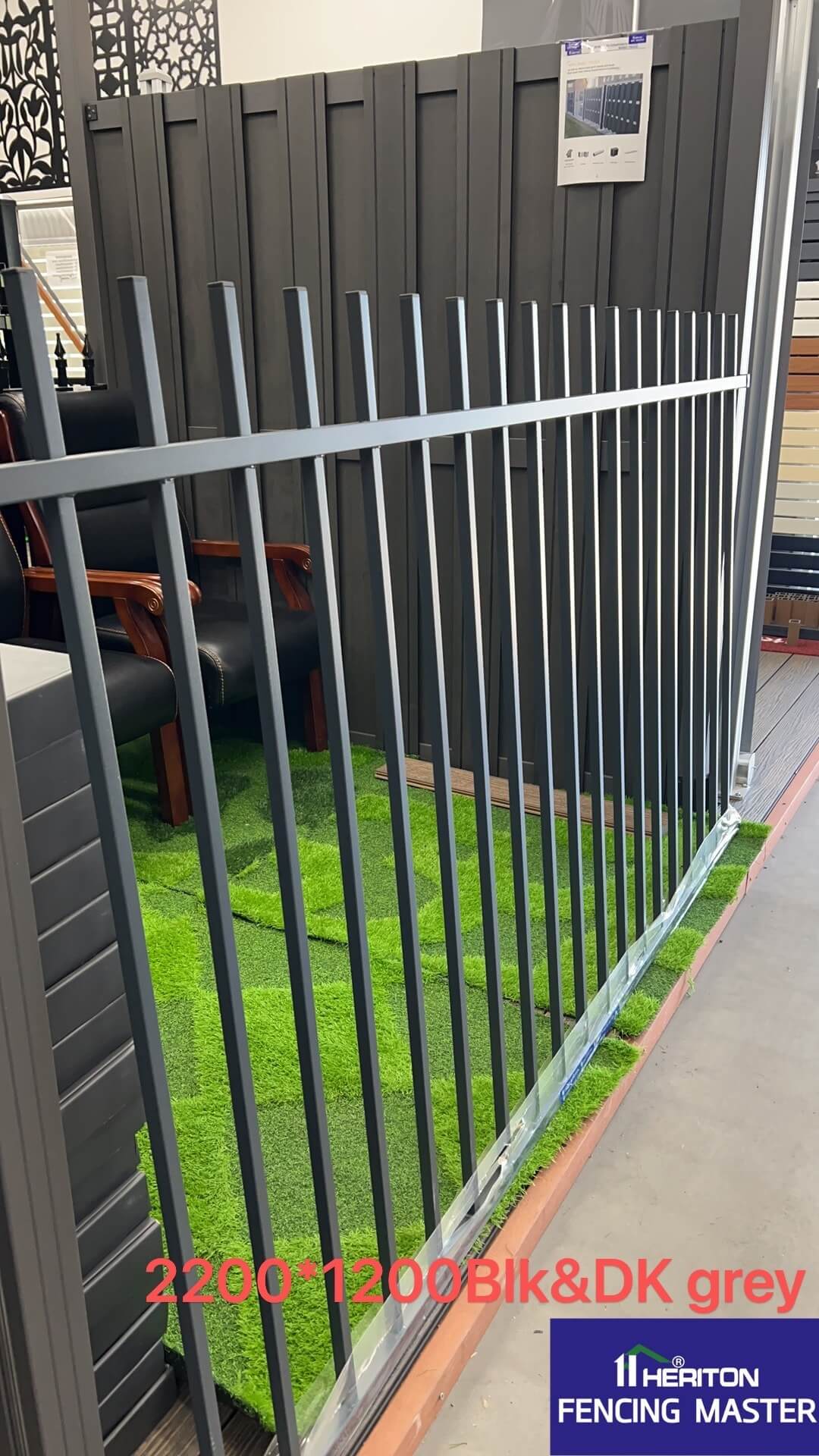 Steel Fencing & Gate